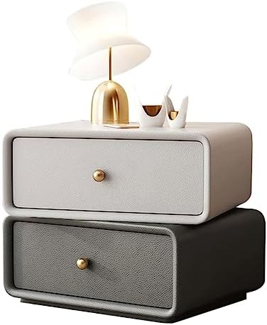 Amazon.com - Elegant Nordic Solid Wood Nightstand - Rotatable Bedside ...