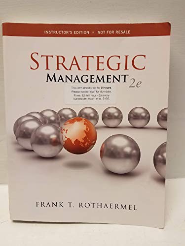 Strategic Management: Frank T. Rothaermel: 9780077645175: Amazon.com: Books