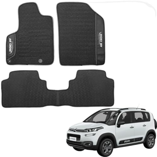 Jogo de Tapetes Automotivos Emborrachados Para C3 Aircross 2010 2011 ...