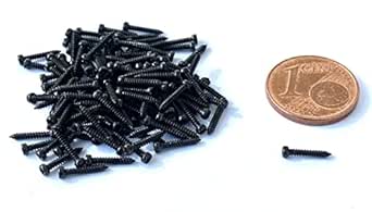 Track screw for track N, TT, H0 in 1.2 x 7 mm with full thread (coach ...