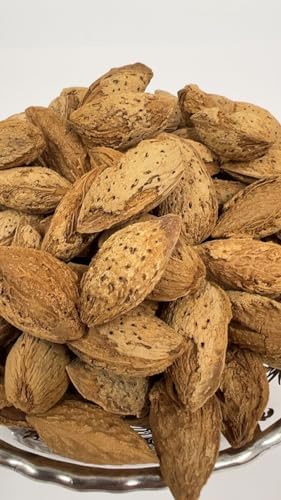 Amazon.com : Roasted Almonds In Shell | Grown in California | 100% ...