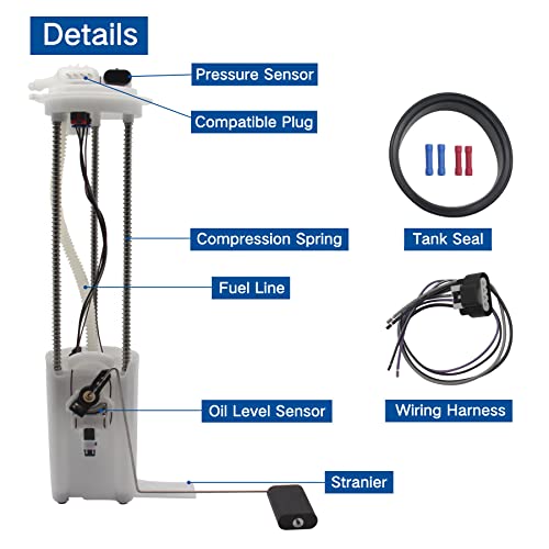 Snapklik.com : AdvanEX Fuel Pump Assembly Replaces E3500M Compatible
