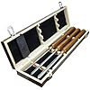 DEEFIINE 3 Pcs HSS Bowl Gouge Lathe Chisel Set, Wood Lathe Bowl Turning ...