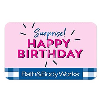 Amazon.com: Bath & Body Works Surprise HB eGift Card : Gift Cards
