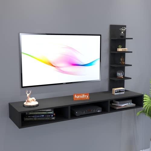 PLANTZY Wooden TV Entertainment Unit/TV Cabinet for Wall/Wall Set Top ...