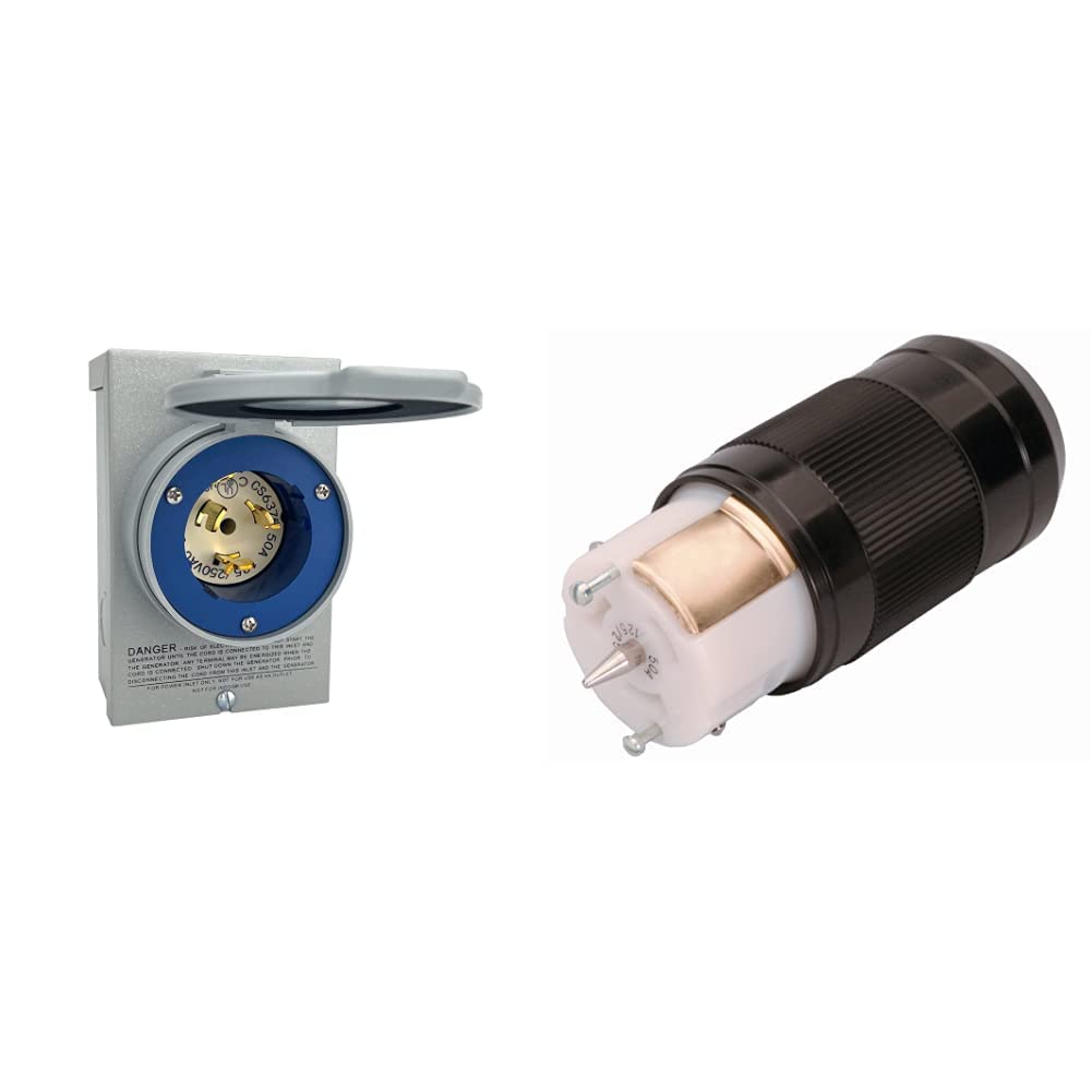 Amazon.com: Reliance Controls PB50 50-Amp Power Inlet Box and Reliance ...