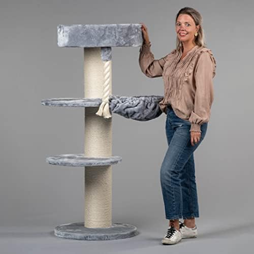 RHRQuality Royalty Plus XXL Cat Scratching Post Large Cat Stable beige ...