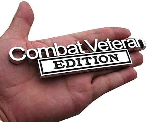 Amazon.com: 1pc Combat Veteran Edition Emblems 3D Raised Decals ...