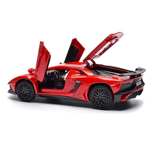 GDS Store Metal Pullback Toy Car with Openable Doors & Light, Music ...