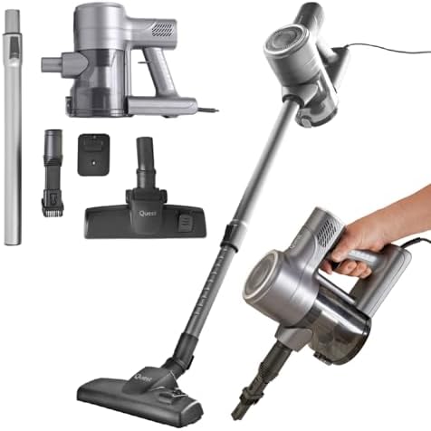 Quest 2-in-1 Handheld and Upright Vacuum Cleaner, HEPA Filter ...