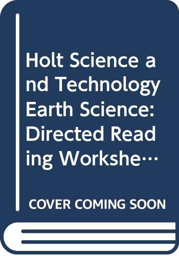 Holt Science and Technology Earth Science: Directed Reading Worksheets ...