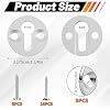 Shimeyao 8 Sets Newel Post Fastener, Newel Post Mounting Kit, Column ...