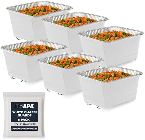 Amazon.com: Ilyapa Chafer Wind Guard for Chafing Dishes for Buffet - 6 ...