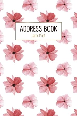 Address Book A5: Address Book A5 Large Print, A-Z Address & Telephone ...