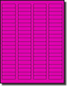 Amazon.com : 8,000 Label Outfitters® Fluorescent Neon Magenta Pink ...