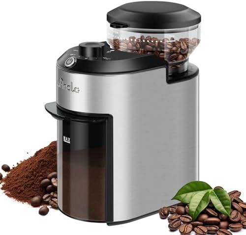 Amazon.com: boly Electric Burr Coffee Grinder, Adjustable Burr Mill ...