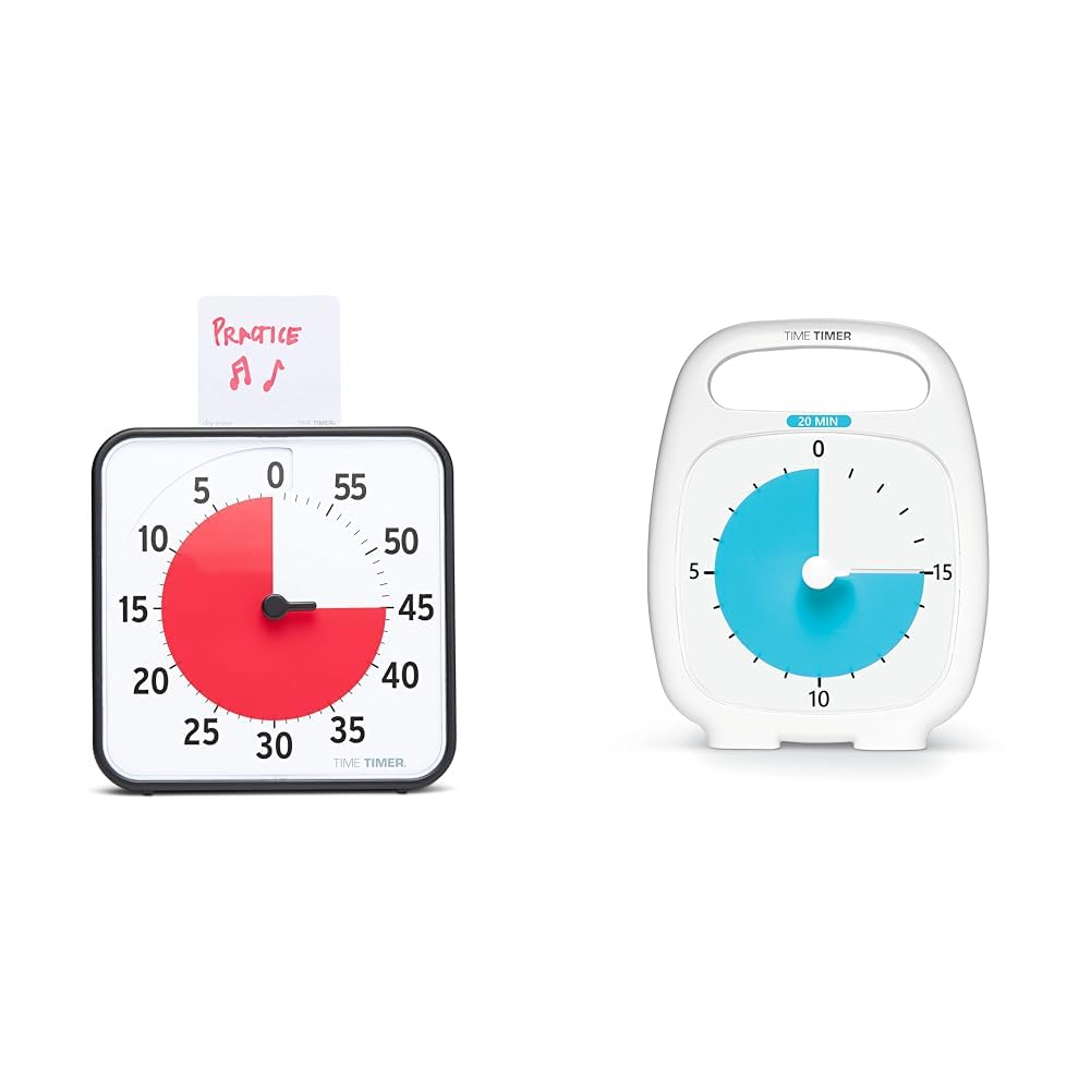 Amazon.com: TIME TIMER 8 inch Visual Timer - 60 Minute Desk Countdown Clock with Dry Erase ...
