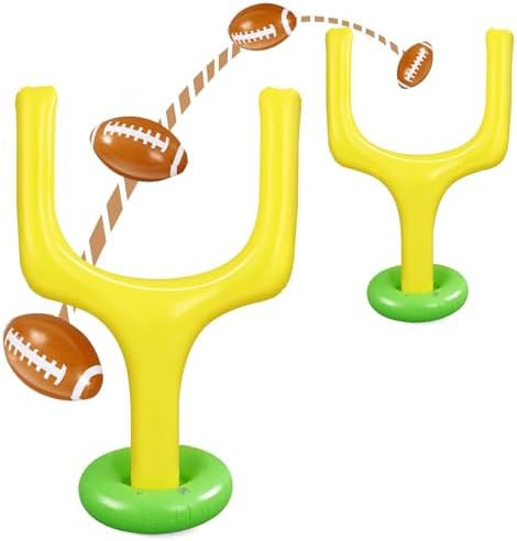 Amazon.com: Hungdao 2 Pcs Football Party Supplies Kit Include Jumbo ...