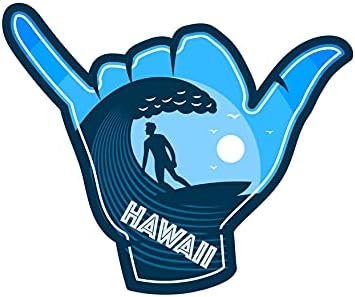 Amazon.com: Hawaii Hang Loose, 3 inch Sticker, S279 (Waterproof Vinyl ...
