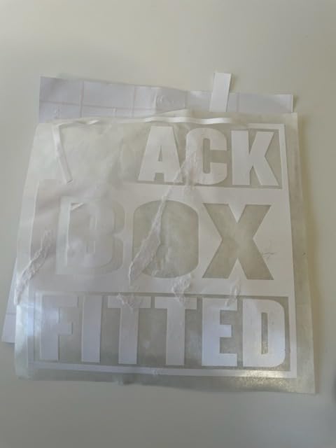 Fear7FX Black Box Car Sticker Decal, Car Window Bumper Sticker, JDM ...