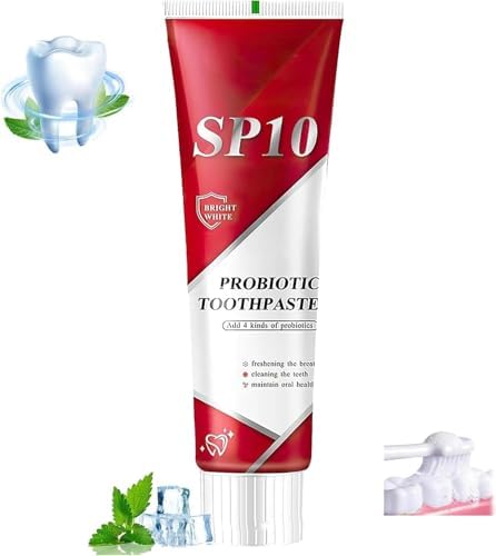 Amazon.com: Super Probiotic-10 Toothpaste, Sp-10 Ultra Whitening ...