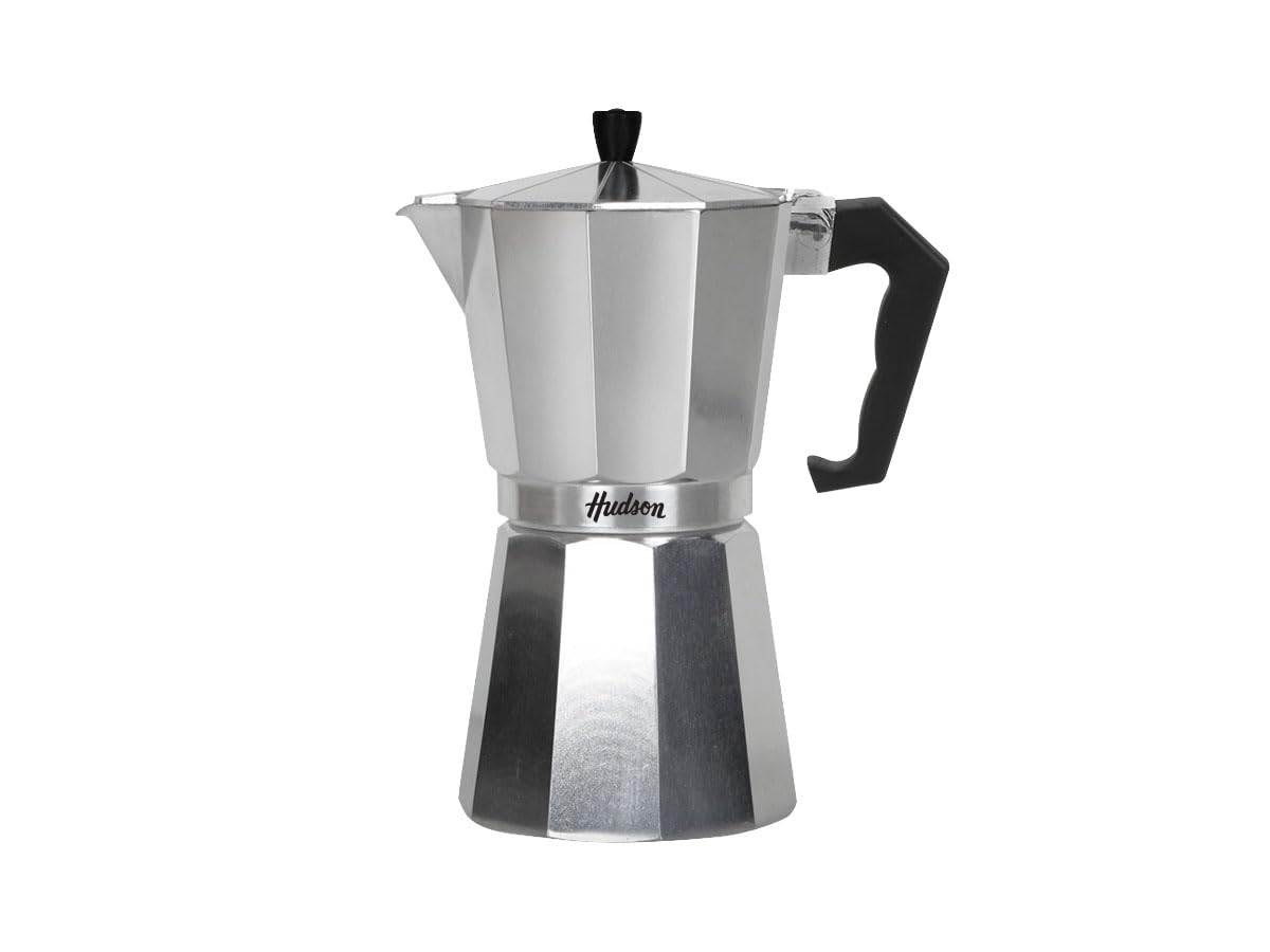 Amazon.com: HUDSON Classic Stovetop Espresso Maker, Italian Style, 9 ...