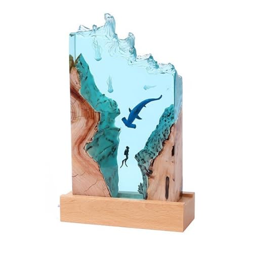 Amazon.com: Hammerhead Sharks Lamp, Ocean Night Light, Epoxy Resin ...