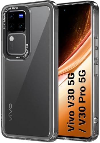 TheGiftKart Hybrid Shockproof Vivo V30 / V30 Pro 5G Back Cover Case ...