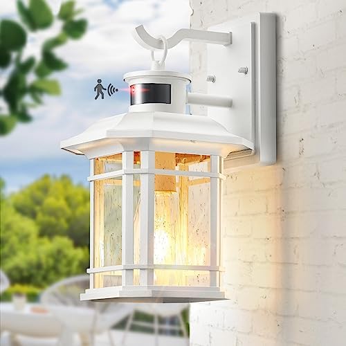 FLEDAVID Motion Sensor Outdoor Wall Light Fixtures Dusk to Dawn ...
