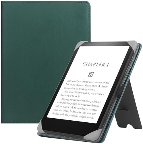 HGWALP Universal Case for 6" eReaders, Folio Leather Stand Cover with ...