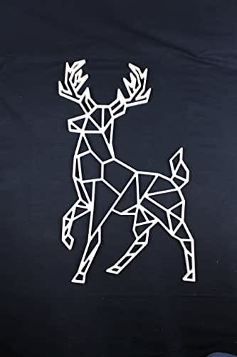 Amazon.com: 12" or 14" Geometric Stag, Laser Cut Stag, Geometric Art ...