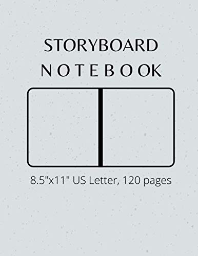 Storyboard notebook: notebook template panel pages for storytelling (8 ...