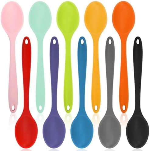 Amazon.com: 5PCS Silicone Serving Spoons Set, Vituer Heat Resistant ...