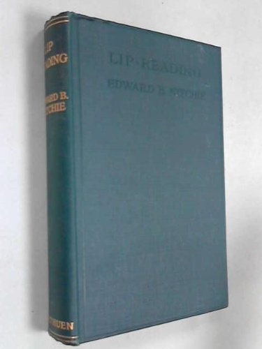 Amazon.co.jp: Lip Reading Principles and Practise: A Handbook for ...