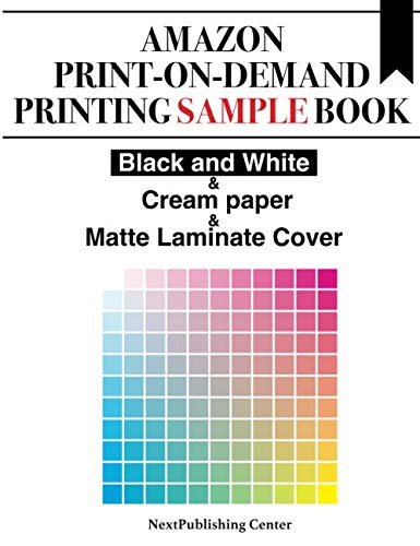 Amazon Print-on-Demand Printing Sample Book: Black and White & Cream ...