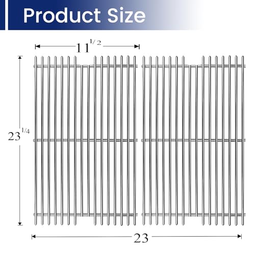 Shengyongh SS54911(2-Pack) 23 1/4" Stainless Steell Grates Replacement ...