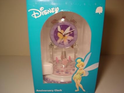 Amazon.com: Disney Tinker Bell Anniversary Clock : Home & Kitchen