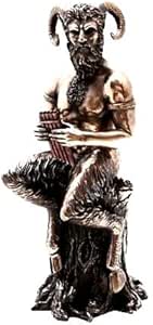 Horned God Pan Bronze Effect Statue : Amazon.ca: Home