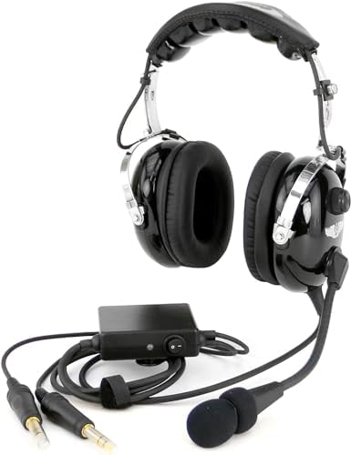 Amazon.com: RA200 Aviation Pilot Headset for Student Pilots Flight ...