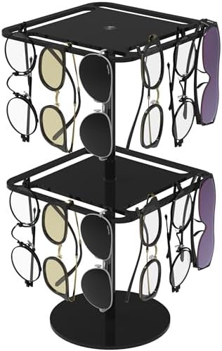 Amazon.com: Zxmxzkx Clear Plastic Sunglass Organizer Eyeglass Display ...