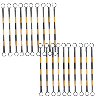 Interlocking Traffic Cone Rods - Portable & Lightweight Barricade for ...