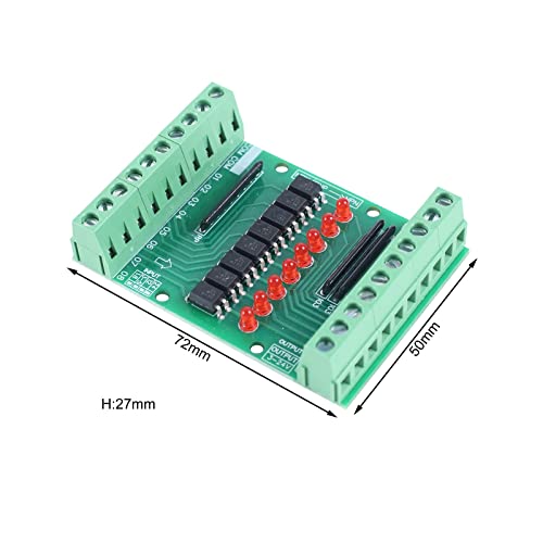 Snapklik.com : Optocoupler Isolation Board,DC 33V 5V PNP NPN 8-Channel ...