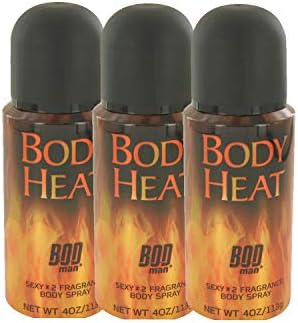 Amazon.com: Parfums De Coeur Bod Man Body Heat Sexy X2 Fragrance Body ...