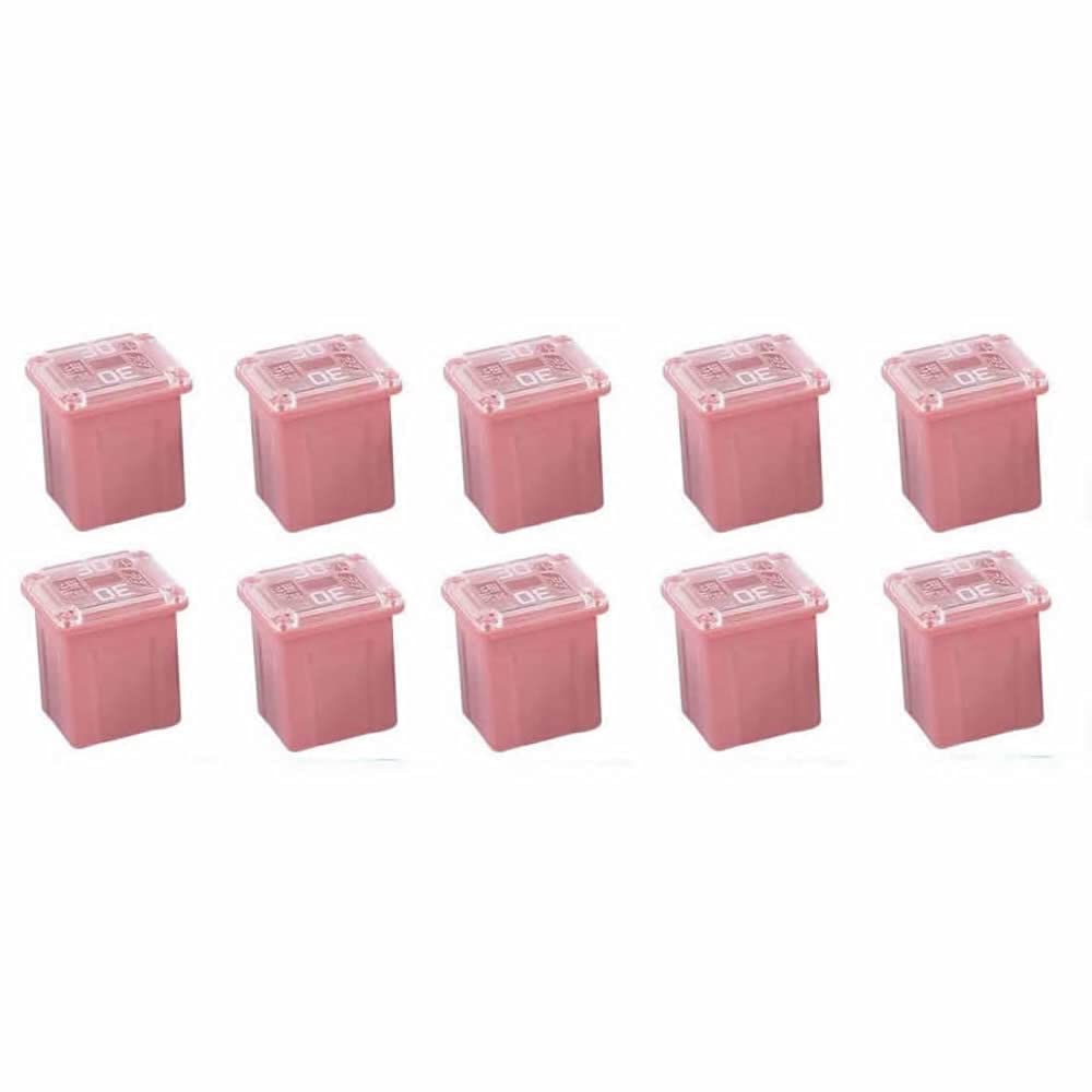 Snapklik.com : 10 Pc Automotive Low Profile JCASE Fuse 30 Amp Fuse Kit ...