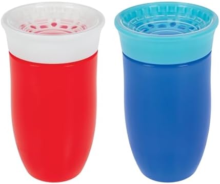 Amazon.com : Nuby Wonder Cup with 360 Smart Edge Silicone Rim - (2-Pack ...