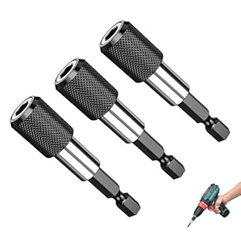 Flexible Drill Bit Extension 3Pcs Magnetic Drill Bit Extension Holder ...