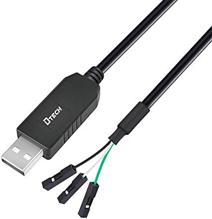 DTECH 3ft 3.3V FTDI USB to TTL Serial Adapter Debug Cable TX RX Signal ...