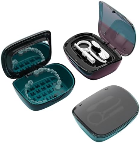Amazon.com : RSWHYY Multifunctional Retainer Case with Cleaning Brush ...