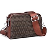 MARCO M KELLY Crossbody Bags for Women Travel Vegan Leather Multi Zip ...