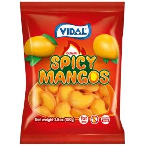 Amazon.com : Vidal Spicy Mango Gummi Candy, 3.5 ounce Bag : Grocery ...